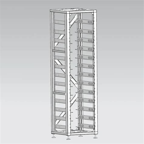 Deye Energy Storage HV Rack For BOS G 13 Layers HV Rack BOS G 13