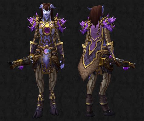 Gold And Crystal Draenei Hunter Rtransmogrification