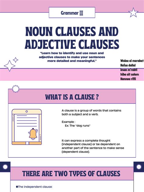 Noun Clauses And Adjective Clauses 20241129 145805 0000 Pdf