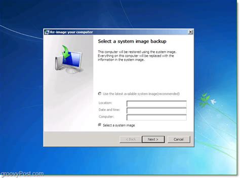 How To Restore Windows 7 Using A System Image Backup