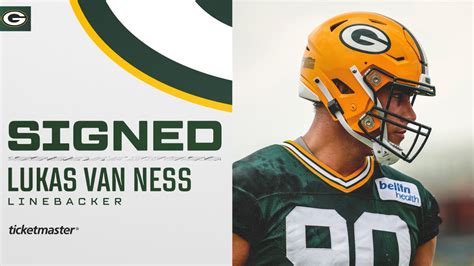 Packers Sign Lb Lukas Van Ness