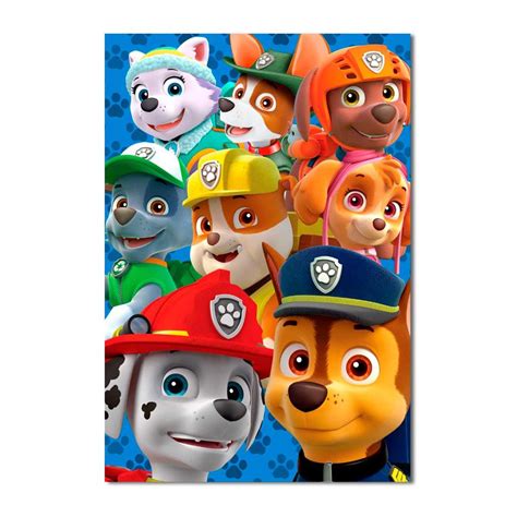 Painel Festa Retangular Patrulha Canina Shopee Brasil