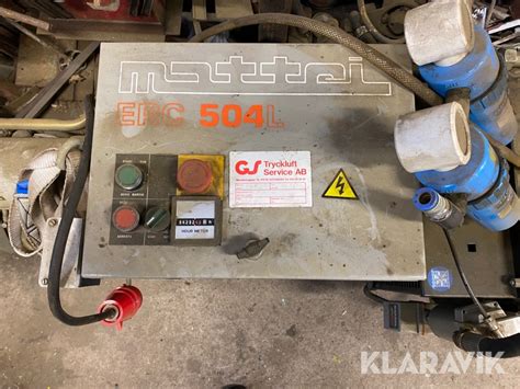 Skruvkompressor Mattei Erc 504 L Skövde Klaravik Auktione