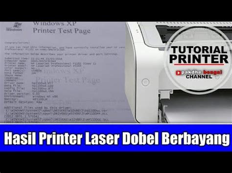 Hasil Printer Laser Dobel Berbayang Hasil Printer Laserjet Dobel
