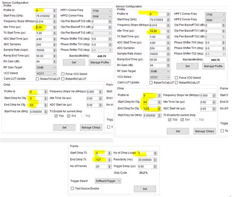 Awr1642 Different Frame Config Result In Different Result For Multi
