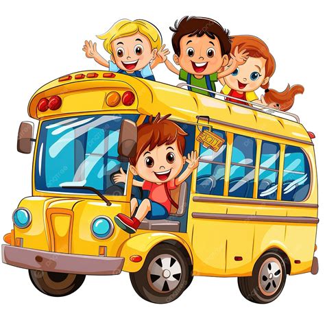 Clipart De Parte Trasera Del Autobús Escolar Vectores De Omnibus