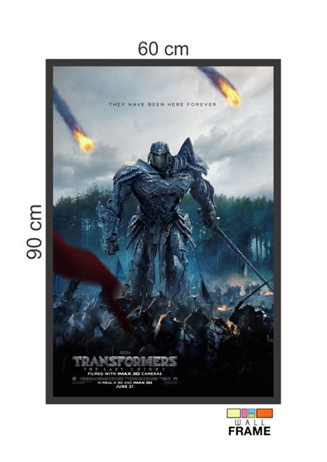 Quadro Pôster Filme Transformers o Último Cavaleiro M1 60x90