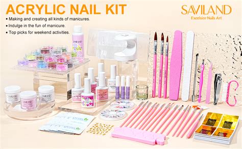 Saviland Acrylic Nail Kit With Everything For Beginners