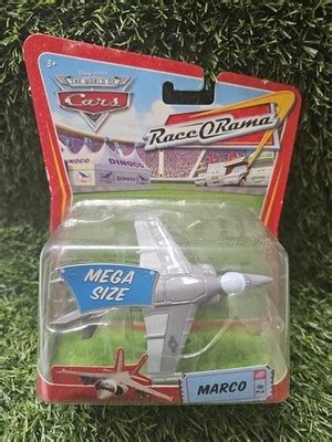 Disney Pixar Cars Race O Rama Marco Fav 18 Jet Mega Size New Plane Ebay