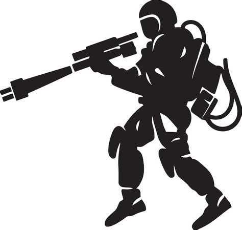 Premium Vector Lethal Ordnance Soldier Firing Rocket Icon Explosive