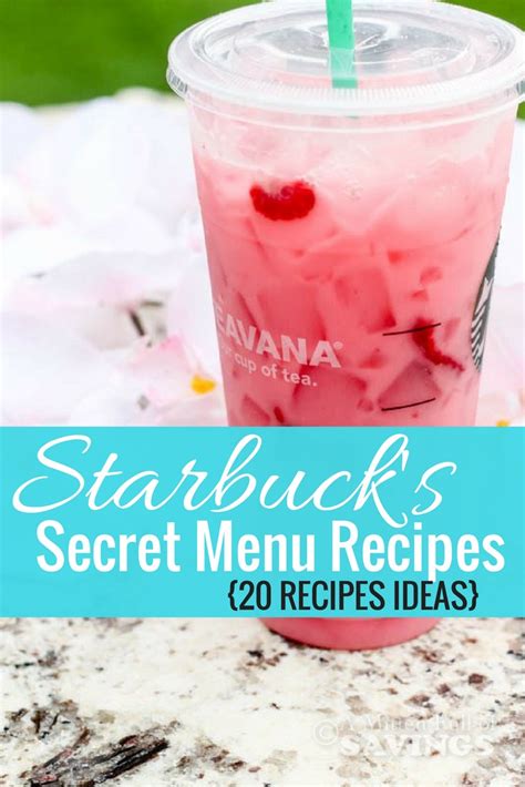 Starbucks Secret Menu Recipes