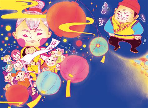 2014 元宵節繪本圖像創作元夕遊 Behance