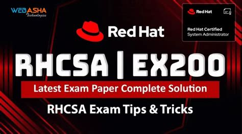 Latest Rhcsa Ex200 Real Exam Questions And Answers For Guaranteed Success