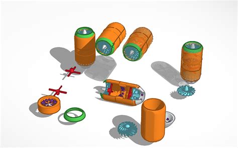 3d Design Electric Jet Engine Design Tinkercad