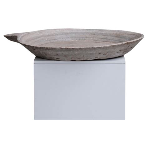 Primitive Antique Nepalese Stone Platter Or Large Bowl For Sale At 1stdibs