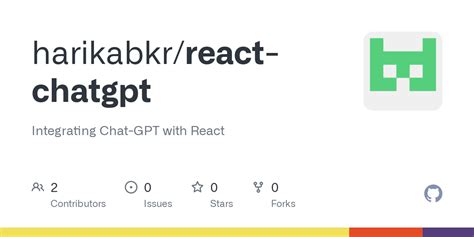 Github Harikabkrreact Chatgpt Integrating Chat Gpt With React