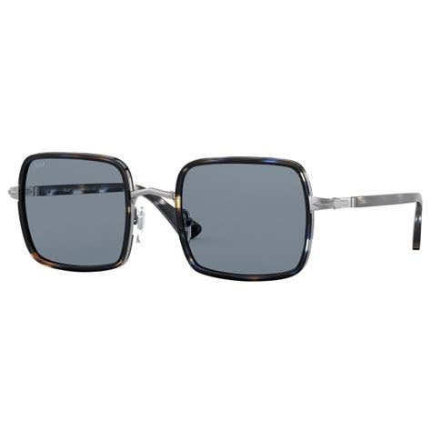 Persol Po2475s Blue Striped Grey Light Blue Sunglasses Persol