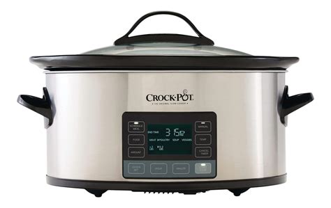 Crock Pot 6 Quart Mytime Digital Programmable Slow Cooker Stainless