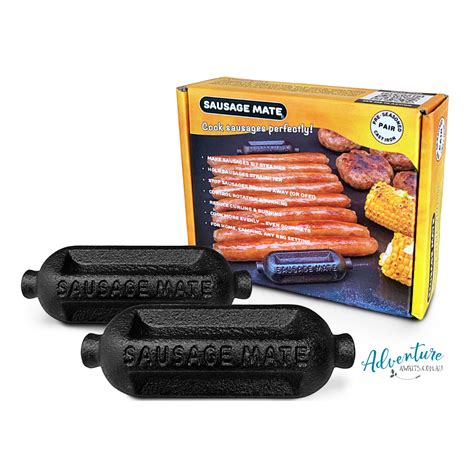 Sausage Mate Cook Sausages Perfectly Bbq Cast Iron Accessory