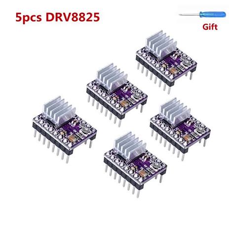 Drv8825 5 Pcs Stepper Motor Driver Board Stepstick Drv 8825 Stepping