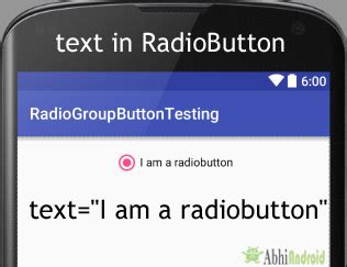 Radiobutton Radiogroup Tutorial With Example In Android Studio Abhi Android