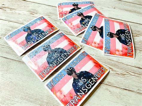 Leon Kennedy Transgender Sticker Inkalope
