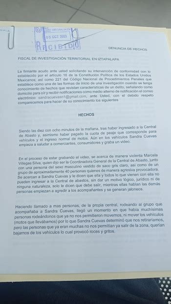 Sandra Cuevas Presentó Denuncia Tras Trifulca En La Central De Abastos Infobae