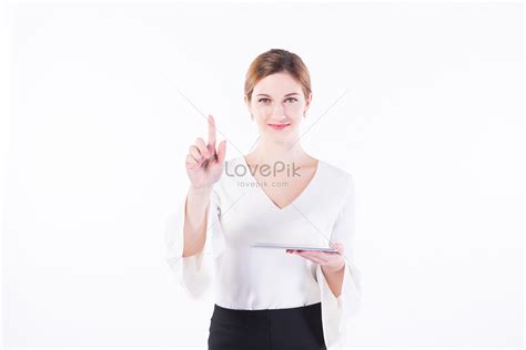 Foreign Female White Collar Technology Clicks Picture And Hd Photos