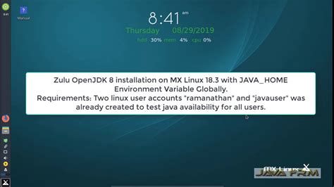 Zulu 8 How To Install Zulu Openjdk 8 On Mx Linux 18 And Set Javahome Environment Variable
