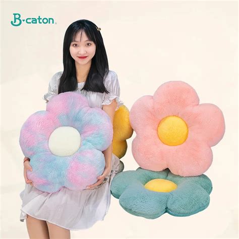 해바라기 모양 박제 데이지 꽃 시트 쿠션 어린이 소녀 침실 시트 베개 사무실 장식 소파 쿠션 봉제 장난감 35cm