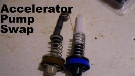 Accelerator Pump Replacement on an Edelbrock Carburetor - YouTube