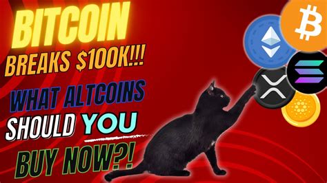 Bitcoin Breaks 100k What Altcoins Should You Buy Youtube