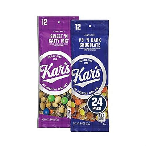 Kars Nuts Variety Pack Trail Mix Snacks Sweet N Salty