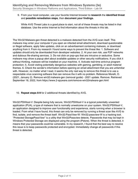 SOLUTION Identifying And Removing Malware From Windows Systems E Dg Studypool