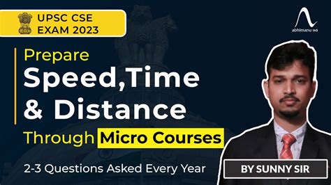 UPSC CSAT Exam 2023 Micro Courses Quantitative Aptitude Speed