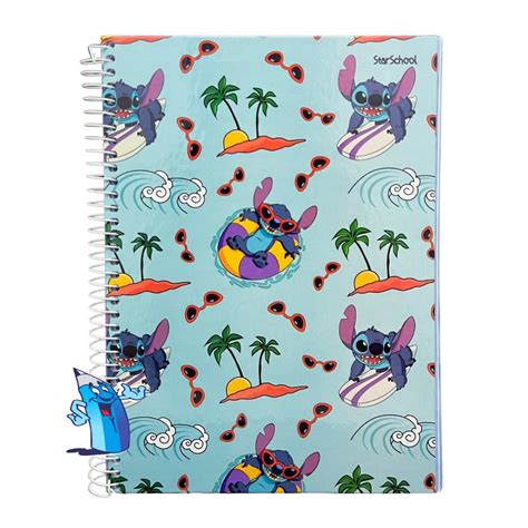 CADERNO 10 MATERIAS LILO E STITCH 160 FOLHAS Shopee Brasil