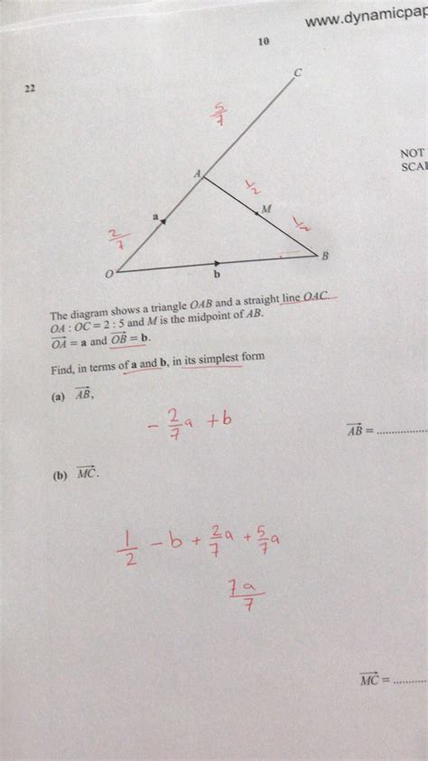 My Exam Is Tomorrow And I Cant Solve Any Vector Questions R Igcse