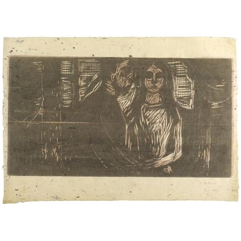 0163 爱德华蒙克绘画版画图集tif格式 Young Couple In A Spruce Forest Sch 442 W 540