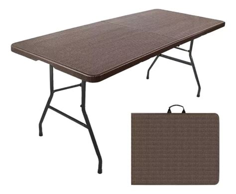 Mesa Plegable Top Living de Plástico 1 80 cm Transportable Tipo