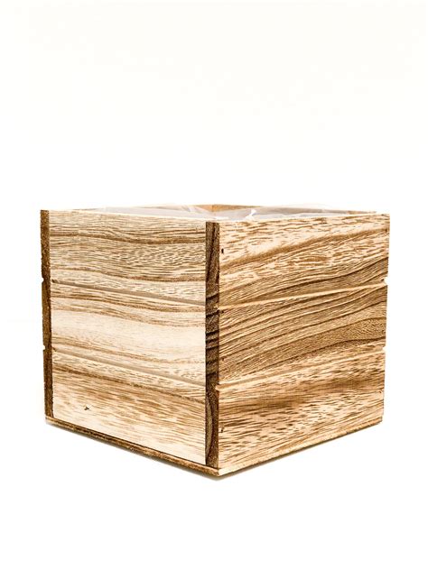 Oggettistica Cesti E Vasi In Legno Cubo Legno Piccolo Vendita