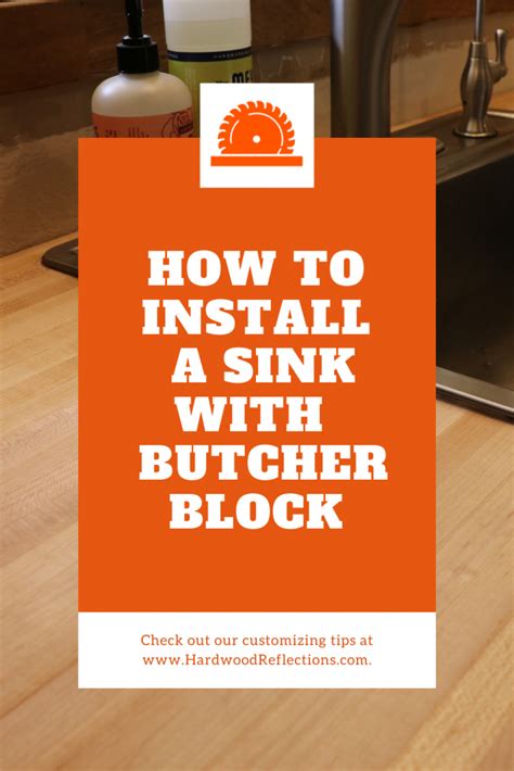 Diy Sink Install With Butcher Block Countertops Hardwood Reflections