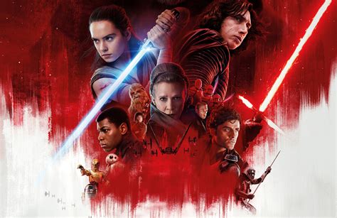Wallpaper Star Wars Star Wars The Last Jedi Lightsaber Rey From Star Wars Movie Poster