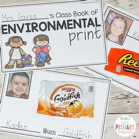 Environmental Print For Preschool The Primary Parade