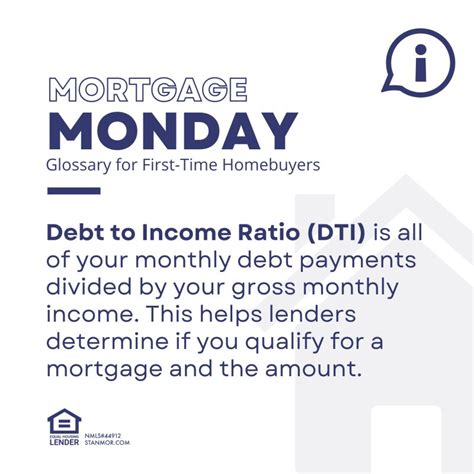 Standard Mortgage Corporation On Linkedin Your Debt To Income Ratio