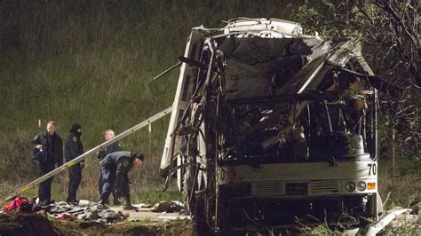 California Bus Crash At Least Seven Dead Us News Sky News