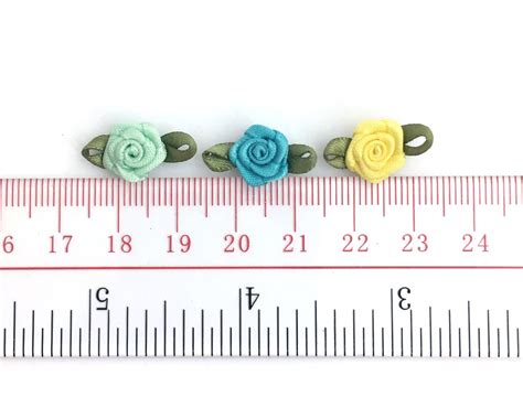 Sew On Ribbon Flowers Mini Bows Ribbon Roses Satin Roses Etsy