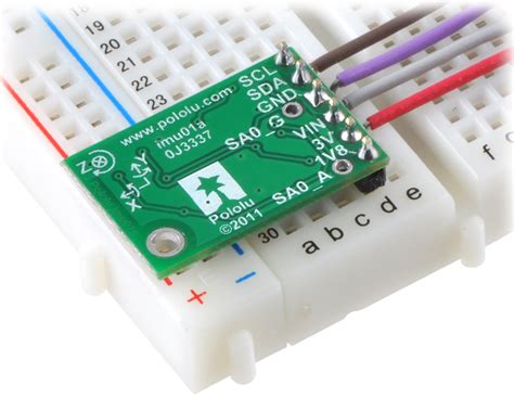 Pololu Minimu 9 Gyro Accelerometer And Compass L3g4200d And Lsm303dlm Carrier