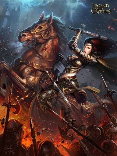 Liang Xing Ilustrações Fantasia Games Legends Of The Cryptids Fantasy