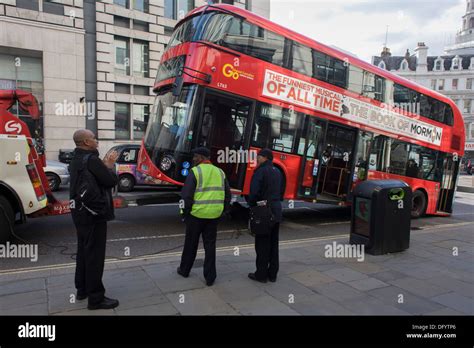 A New Model Of Routemaster Bus Has Broken Down And Disrupts Traffic In