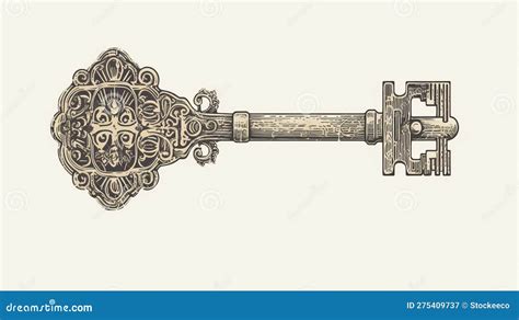 Encryption Key Vector Illustration With Versatile Colors Stock Illustration Illustration Of